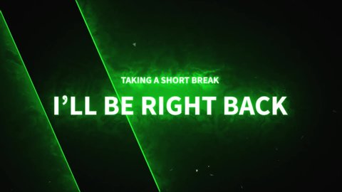 Animation Taking Break Your Livestream This Stock Footage Video (100% ...