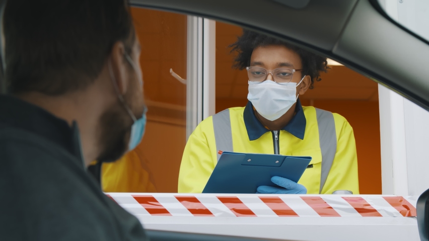 417 Barrier gate security guard Stock Video Footage - 4K and HD Video ...