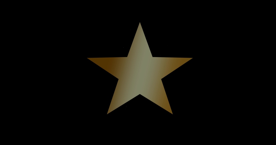 gold star holiday gradient golden Stock Footage Video (100% Royalty ...