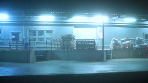 Backyard Shopping Center Technically Equipped Ramp Stock Footage Video ...