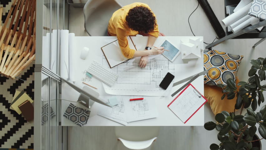 Top Down Shot of Female Stock Footage Video (100% Royalty-free ...