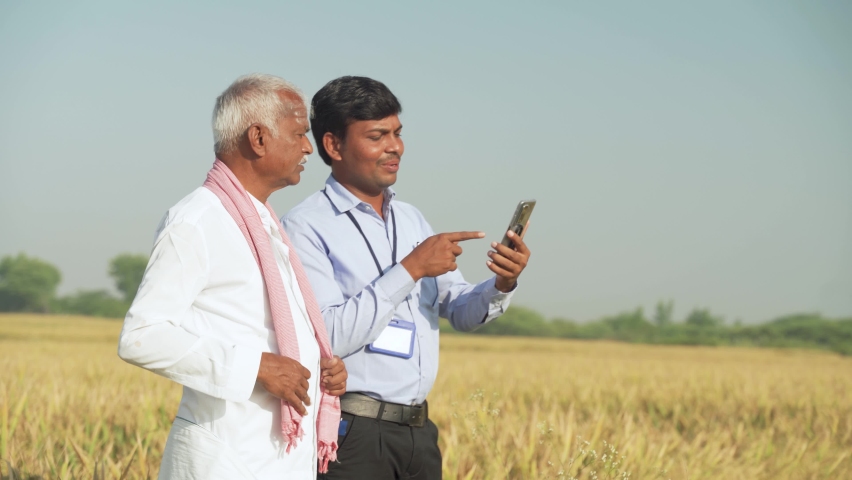 937 Farmer using mobile phone Stock Video Footage - 4K and HD Video ...