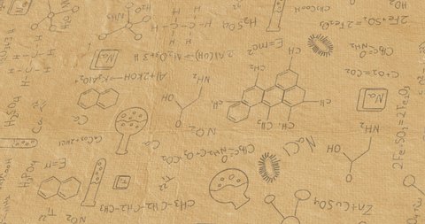 Vector Seamless Background On Theme Alchemy Stock Vector (Royalty Free ...