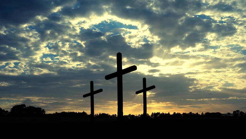 christian cross symbol sky time lapse Stock Footage Video (100% Royalty ...