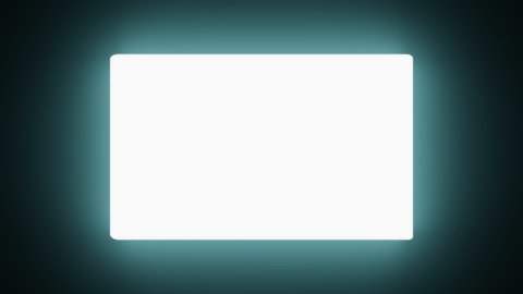 Abstract Technology Glowing Blank Led Screens Stock Footage Video (100% ...