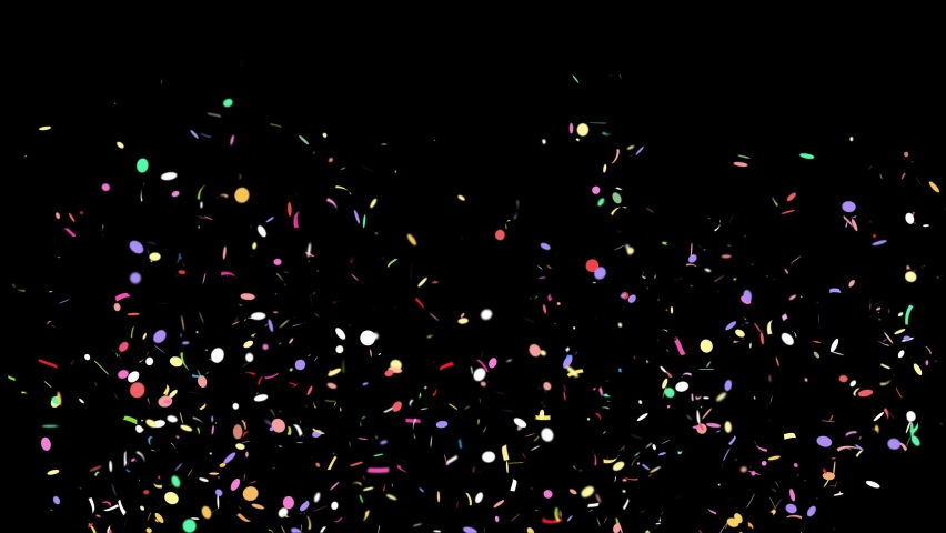 Confetti Party Popper Explosion Animation 4k Stock Footage Video 100 Royalty Free 1063683532