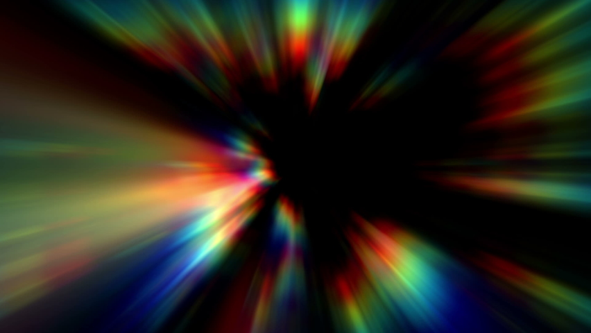 chromatic aberration light rays colorful abstraction Stock Footage ...