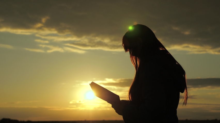 Reading Bible Sunset Stock Video Footage - 4K and HD Video Clips ...