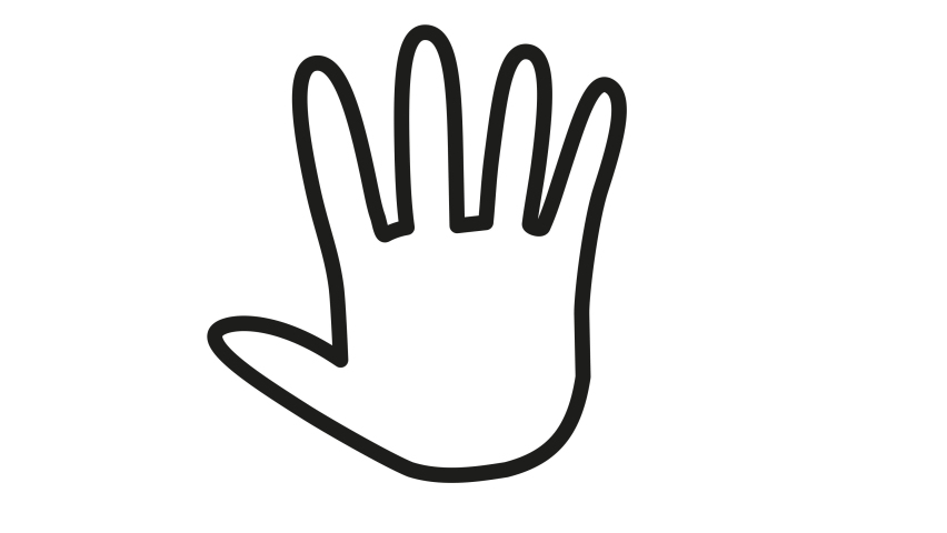 Yellow Clapping Hands Animation Applause Gesture Stock Footage Video ...