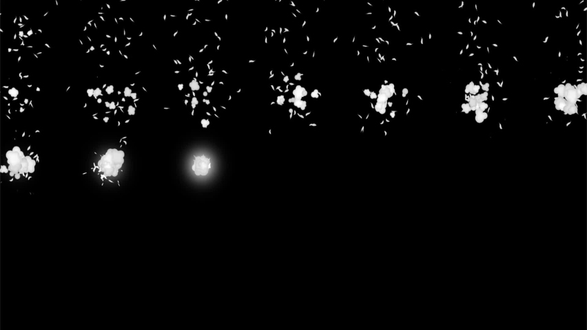 Sci Fi Retro Particle Bursts Stock Footage Video (100% Royalty-free ...