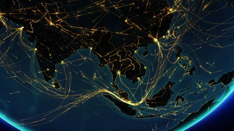 190 India Map Network Lines Stock Video Footage - 4K and HD Video Clips ...