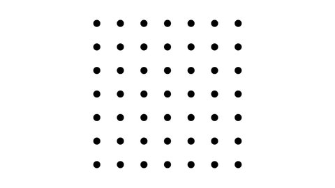 Dots Circles Forming Circle Morph Square Stock Footage Video (100% ...