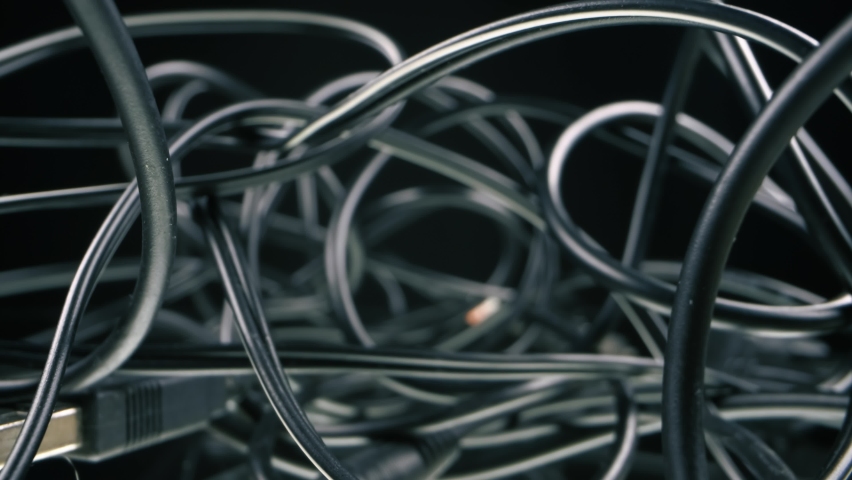Cable Tangled Stock Video Footage - 4K and HD Video Clips | Shutterstock