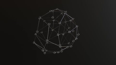 Abstract Heart Shape Connecting Dots Lines Stock Vector (Royalty Free ...