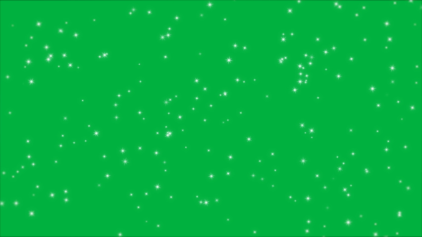 Falling Stars Green Screen Background Stock Footage Video (100% Royalty ...