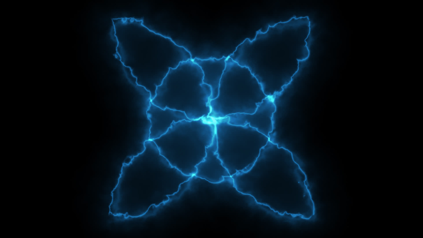 electric lightning strikes fx animation loop Stock Footage Video (100% ...