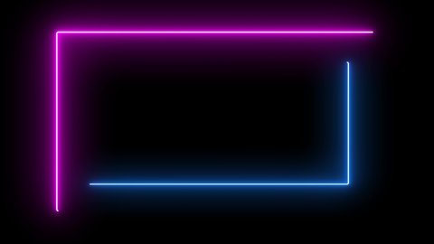 Neon Light Frames Stock Vector (Royalty Free) 1161059974 | Shutterstock
