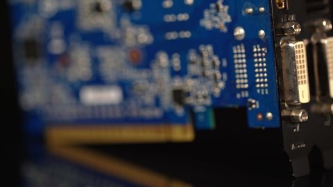 Graphics Card Ps Platform Two Dvi Stock Footage Video (100% Royalty ...