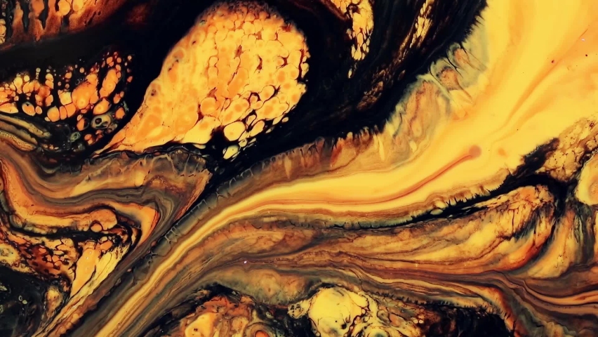 Fluid Art Drawing Footage, Abstract Stock Footage Video (100% Royalty ...