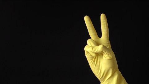 Yellow Clapping Hands Animation Applause Gesture Stock Footage Video ...
