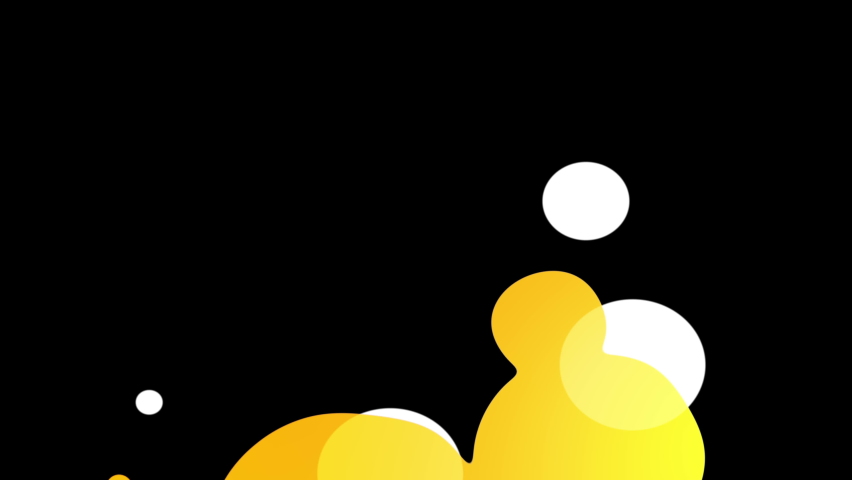 Animation Bubbles Rising Surface Motion Graphics Stock Footage Video ...