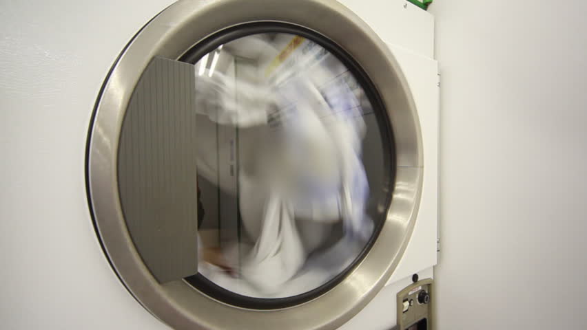 large washing machine transparent glass door Stock Footage Video (100% ...