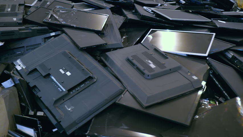 Dump of Old Monitors, Lcd Stock Footage Video (100% Royalty-free ...