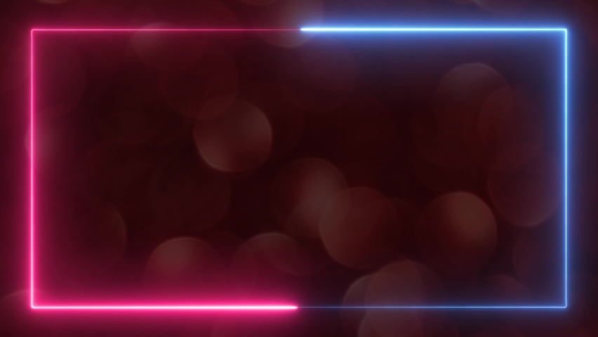 Neon Lights Abstract Motion Animated Stock Footage Video (100% Royalty ...