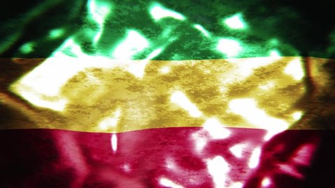 Realistic Looping 3d Animation Grungy Rastafarian Stock Footage Video ...