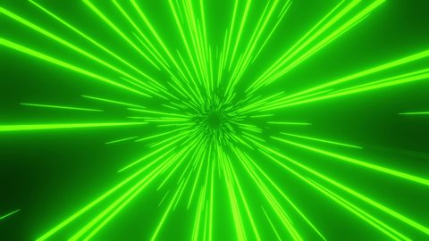 Green Scifi Tunnel Space Neon Stock Footage Video (100% Royalty-free ...