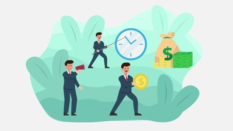 Time Reboot Business Career Refresh Working Stock Vector (Royalty Free ...