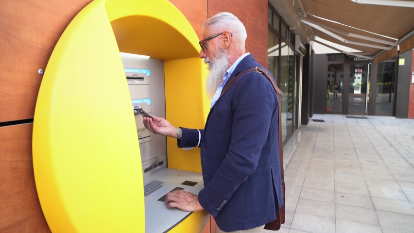 Old atm machine Stock Video Footage - 4K and HD Video Clips | Shutterstock