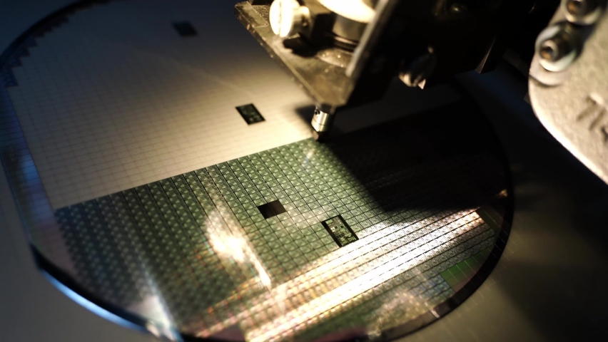 Pick up Silicon Die in Stock Footage Video (100% Royalty-free ...