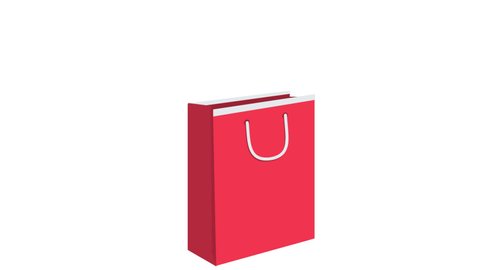 Grocery Package Animation Placing Products Package Stock Footage Video ...