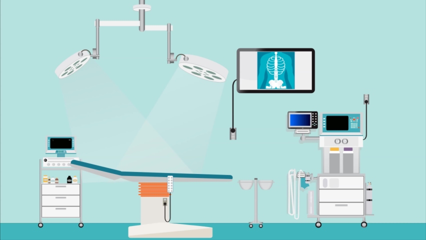 2d animation background hospital clinic outdoor Stock Footage Video ...