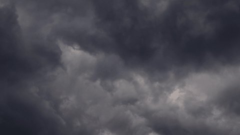 night sky huge dark storm clouds Stock Footage Video (100% Royalty-free ...