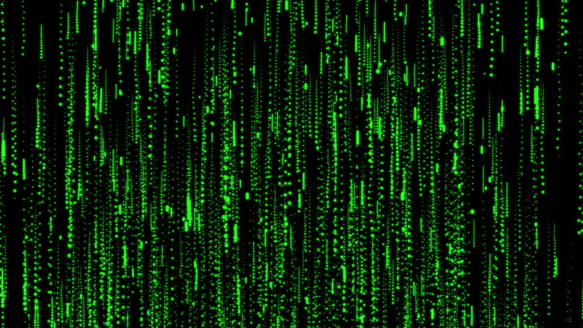 background matrix style falling random numbers Stock Footage Video (100 ...