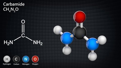 Urea Known Carbamide Organic Compound Chemical Stock Footage Video (100 ...
