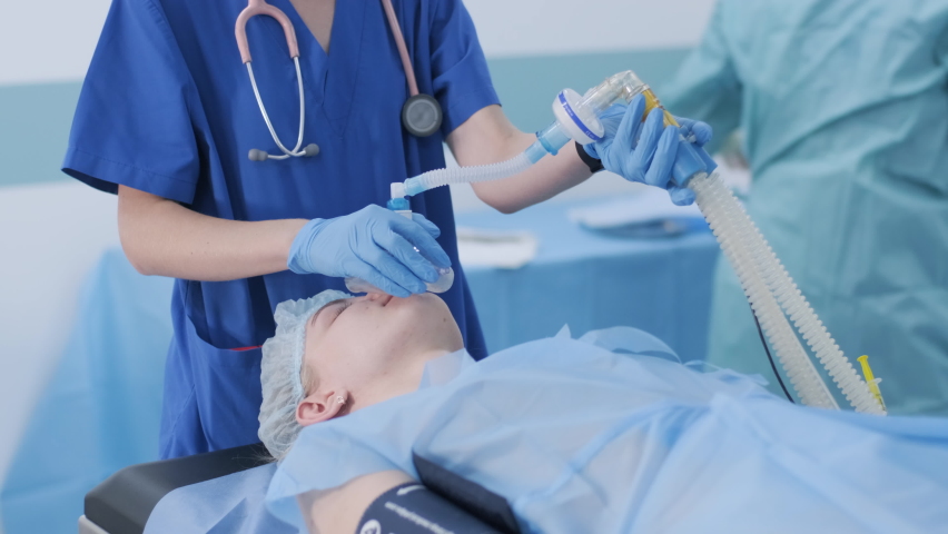 girl's hand pulse oximeter operating room Stock Footage Video (100% ...