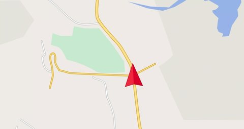 map gps-navigation system seamless footage 4k Stock Footage Video (100% ...