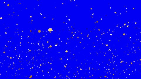 Colorful Confetti Background 4k Separate Alpha Stock Footage Video (100 ...