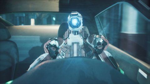 retro futuristic car vj loop - Stock Footage Video (100% Royalty-free ...