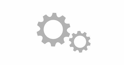 Three Gear Sign Simple Icon On Stock Vector (Royalty Free) 417078436 ...
