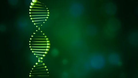 Realistic Dna Strand Moving On Coloured Stock Footage Video (100% ...