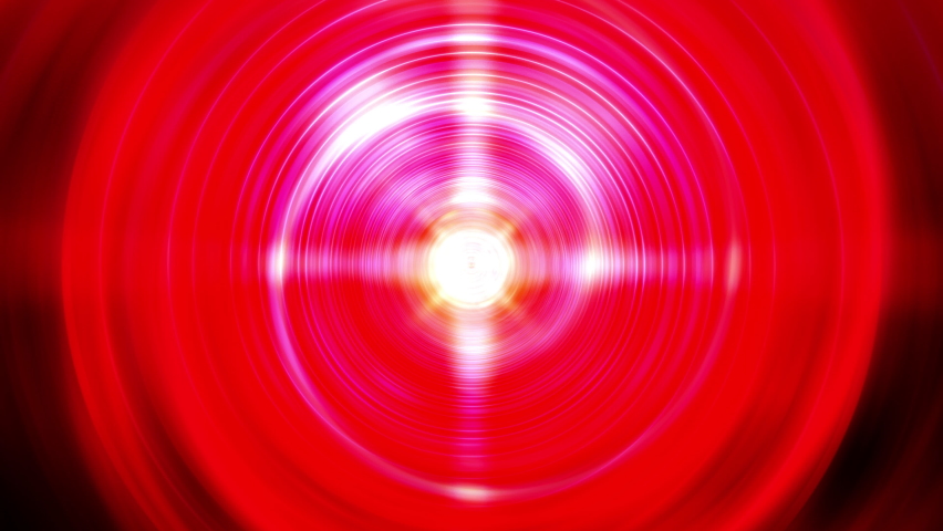 Abstract Red Circle Radial Lights Background Stock Footage Video (100% ...