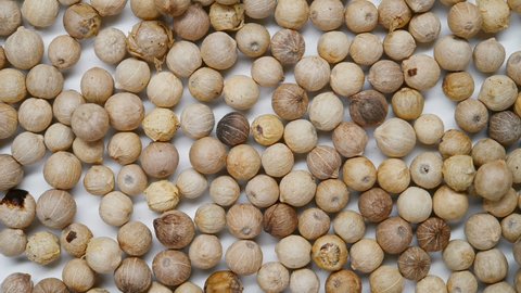 Top View Hujiao Piperis Fructus Black Stock Footage Video (100% Royalty ...