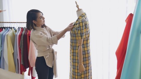 African American Female Designer Sewing Patterns Stock Photo 212734858 ...