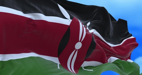 Seamless Loop Kenya Flag Stock Footage Video (100% Royalty-free ...