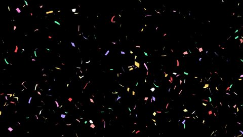 Gold Confetti Explosion Animation Quicktime Prores Stock Footage Video ...