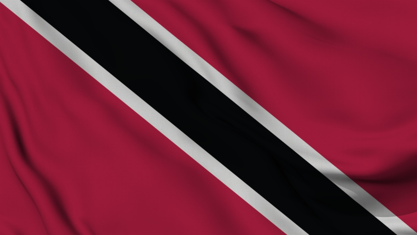 high resolution 4k trinidad tobago flag Stock Footage Video (100% ...
